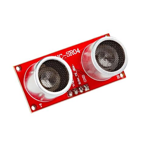 Sparkfun Ultrasonic Distance Sensor 33v Hc Sr04 180° Red Robotshop