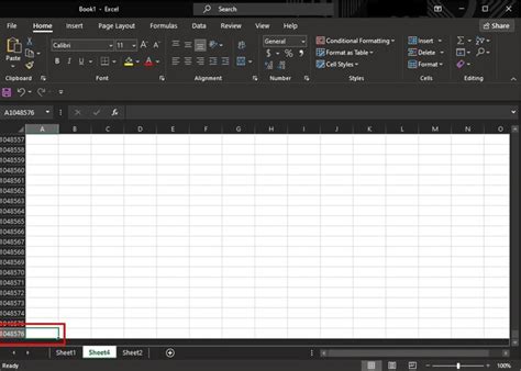 excel 如何快速移动到列或行的末尾 极客笔记