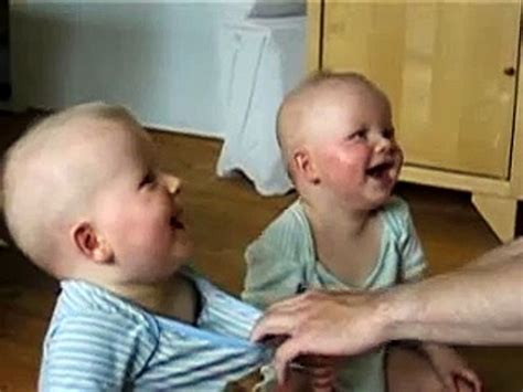 Laughing Twin Babies