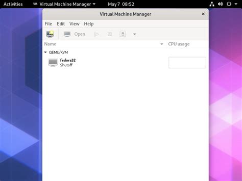 Fedora 32 Kvm Create Virtual Machine Gui Server World