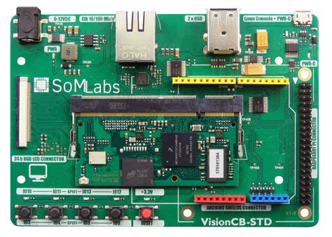 VisionCB 6ULL STD For VisionSOM 6ULL SoMLabs