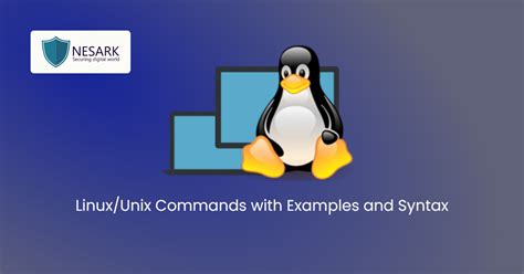 Linuxunix Commands With Examples And Syntax Nesark Tutorials
