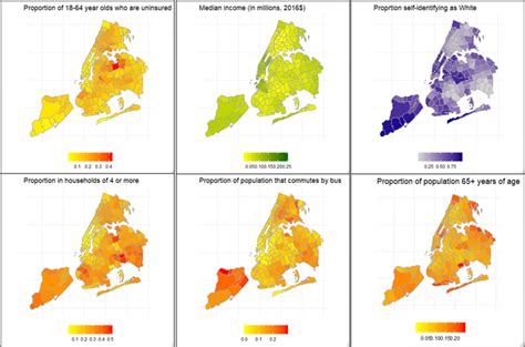 Maps Of Six Explanatory Variables Used In This Study As Measured Of SES Download Scientific