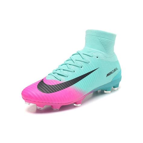 Football Boots For Men Nike Mercurial Superfly 5 Fg Pink Blue Black