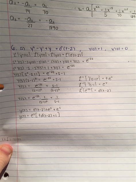Ordinary Differential Equations Using Laplace Transform To Solve Odes