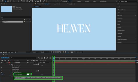 How To Make Text Change Color In After Effects Aejuice Com
