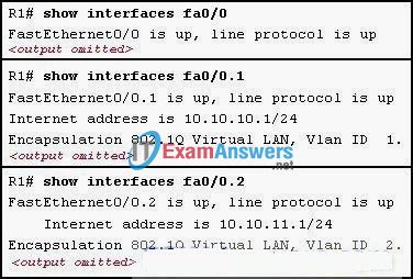 Refer To The Exhibit Which Two Statements Are True About The Operation Of The Interfaces