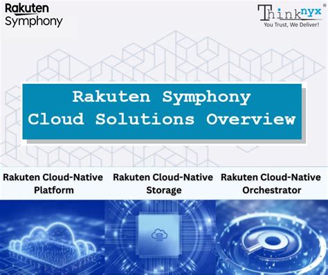 Rakuten Symphony Cloud Solutions Overview Thinknyx Rakuten Symphony