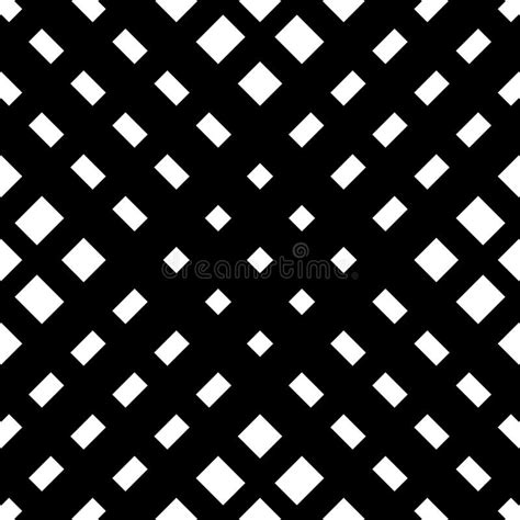Grid Mesh Seamless Geometric Pattern Monochrome Texture Stock Vector