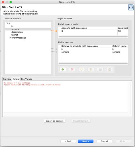 Error Defining Json Metadata In Talend Big Data Bu Qlik Community