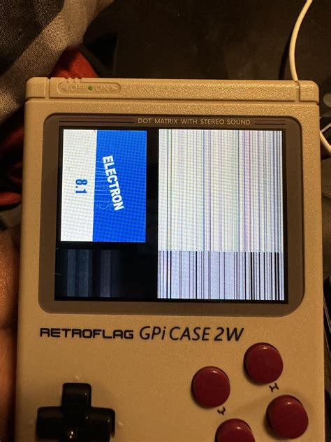 Anyone Else This Screen Issue With Their Gpi Case 2w It S Sideways And