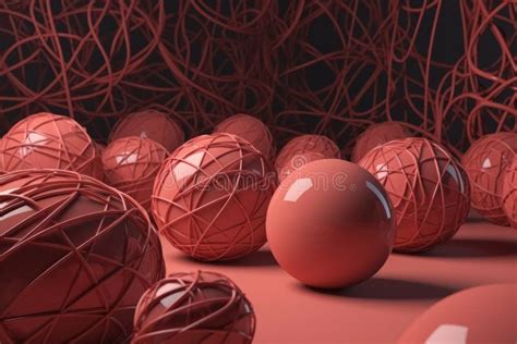 Abstract 3d Geometric Shapes Background Trendy Dynamic Volumetric Design Generative Ai Stock