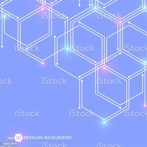 추상 의료 배경입니다 Dna 연구입니다 의학 과학 기술에 대 한 6 각형 구조 분자 및 통신 배경 벡터 일러스트 레이 션 0명에 대한 스톡 벡터 아트 및 기타 이미지