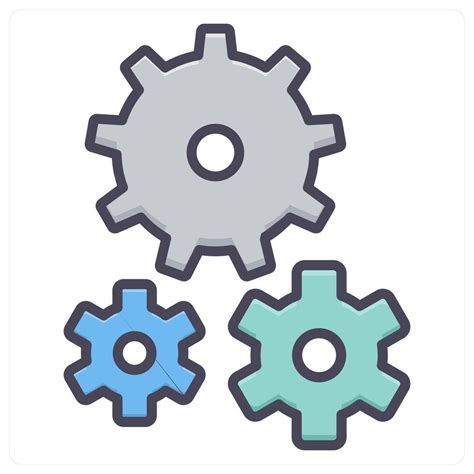 Settings And Gear Icon Concept 53911064 Vector Art At Vecteezy