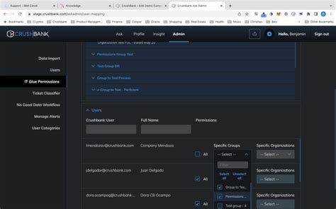 Itglue Permissions