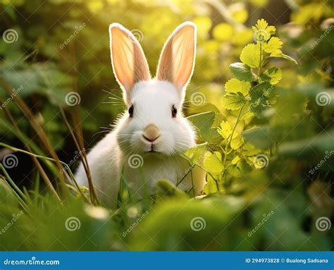 Domesticated Rabit Made With Generative Ai Illustration Royalty Free