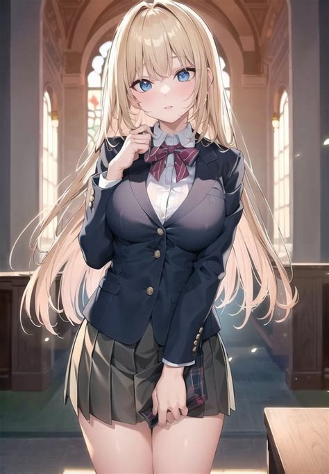 Shy Kouhai [ao Illust] R Joshi Kosei