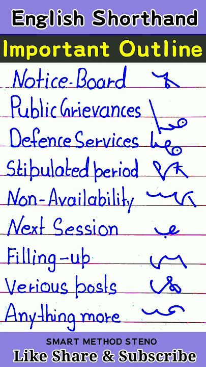 Stenographer Shorthand