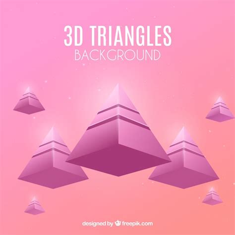 Free Vector Abstract Background With Triangular Shapes