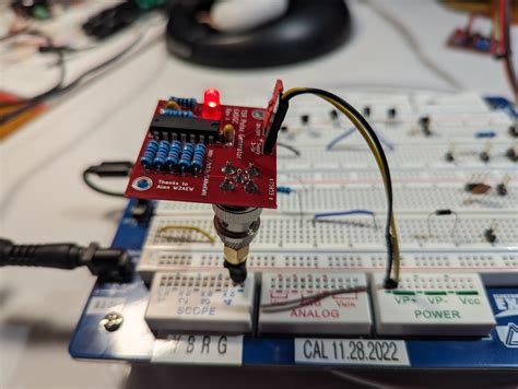 Electronics Explorer Oscilloscope Bandwidth Test Measured At ~88 Mhz Test And Measurement