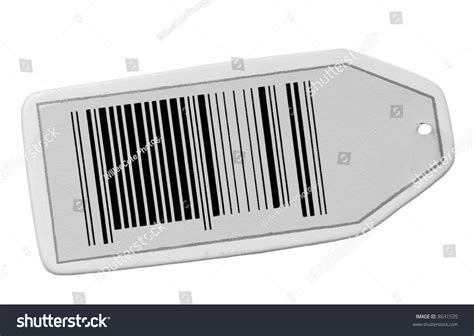 Price Tag With Barcode Isolated On White Background Stock Photo 8631535 Shutterstock