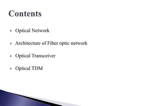 Optical Network And Architecture Pptx Computer Networking Computing