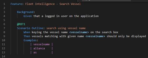 Javascript Error Step Implementation Missing For Stepdefinition