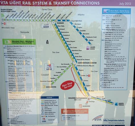 Vta Light Rail Map 414 Silicon Valleys Vta Light Rail Flickr
