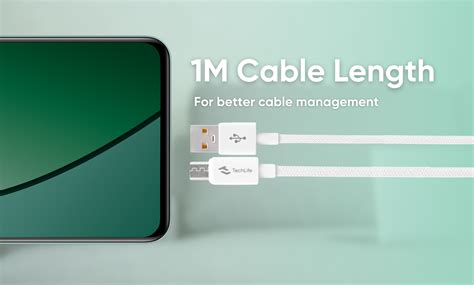 Techlife Micro Usb Cable Supports Fast Charging Protocols 3a Fast