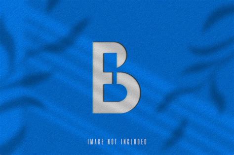 3d 로고 모형 렌더링에 닫기 프리미엄 Psd 파일