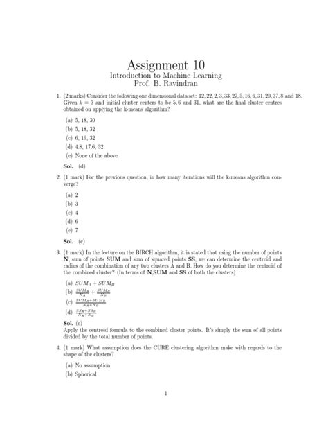 Assignment 10 Introduction To Machine Learning Prof B Ravindran