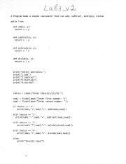 Python Lab V Pdf Course Hero