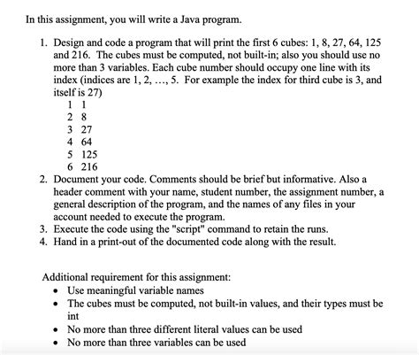 Solved In This Assignment You Will Write A Java Program 2