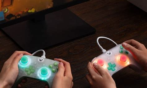 8bitdo Ultimate Mini Wired Controller Compact Controller With Dynamic Lighting And Modern