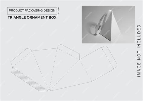 Premium Vector Product Packaging Design Triangle Ornament