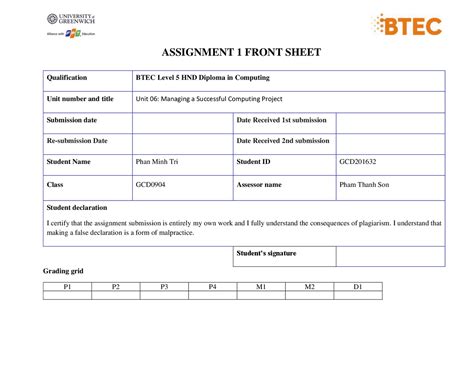 Managing A Successful Computing Research Project Assignment 1 Assignments Project Management