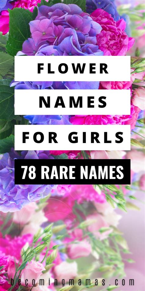 140 Flower Names For Girls Best Floral And Botanical Female Names In 2025
