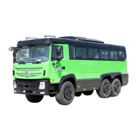 Dongfeng Coach Bus 2511 Seater Six Wheel Drive Versatile Tourism Tour