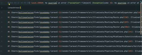 Manejo De Excepciones En Laravel 11