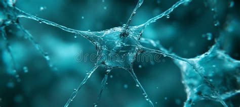 Abstract Neural Network Interconnected Nodes Data Flow And Artificial