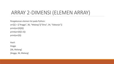Pertemuan 2arraypptx