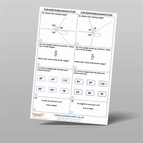 Calculate Angles Around A Point Discussion Problem Resource Classroom