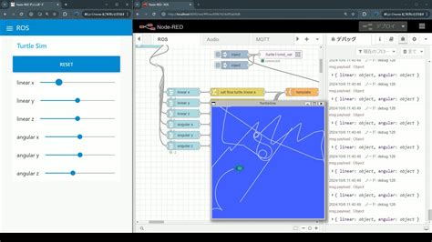 ROS を使ってみる その TurtlesimNode RED 趣味的ロボット研究所
