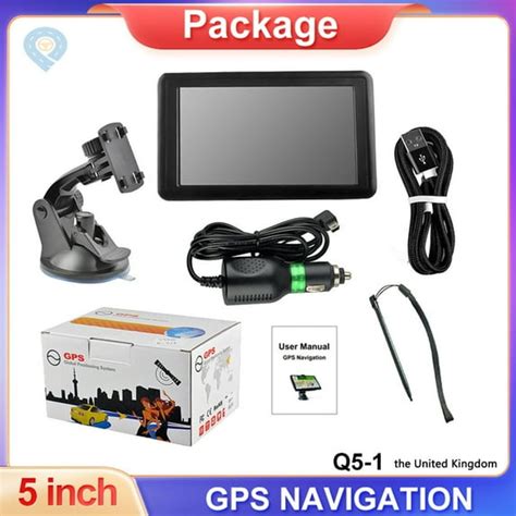 Oefntac Gps Navigation Car Gps Navigation System 5 Inch Sat Nav For Car