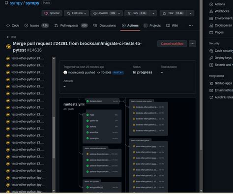 Some Ci Job Names Are Too Long To View In Full Via The Github Ui · Issue 24920 · Sympysympy