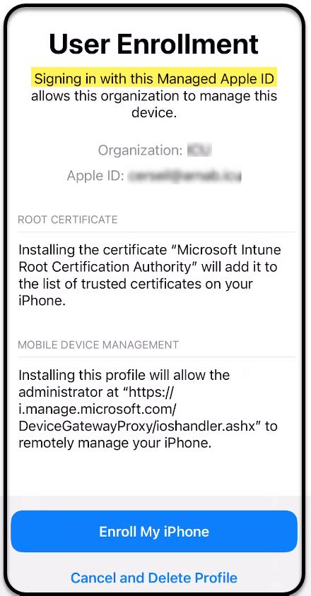 Onboarding Intune Managed iOS User Enrollment Devices to Microsoft ...