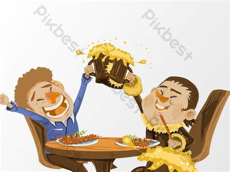 Drawing Toast Design Elements PNG Images PSD Free Download Pikbest