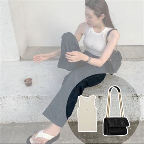 차정원 입생로랑 가방 추천 니키 베이비백 더로우 쪼리 샌들 코디 네이버 블로그