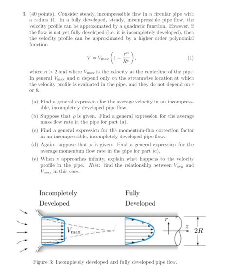 Consider Steady Incompressible Flow In A Circular