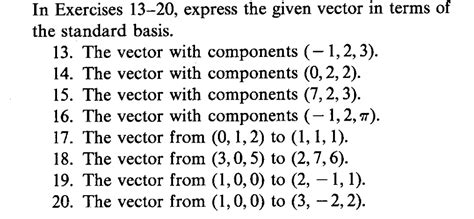 Solved In Exercises Express The Given Vector In Terms Chegg